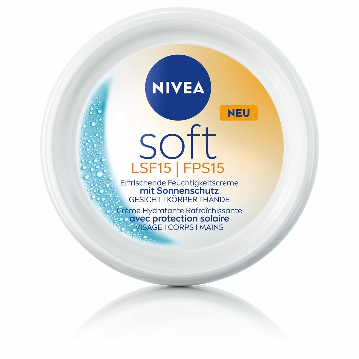 Neu: NIVEA Soft jetzt mit integriertem LSF – Feuchtigkeit & UV-Schutz ...